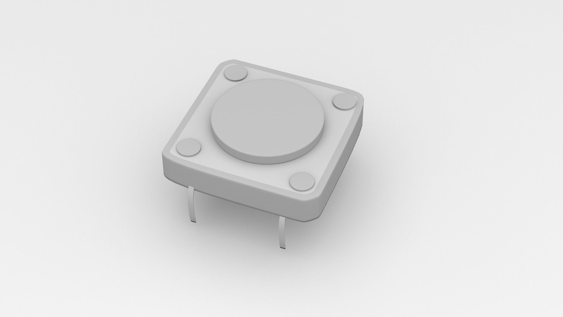 Electronic Push Button Switch 3D model | CGTrader