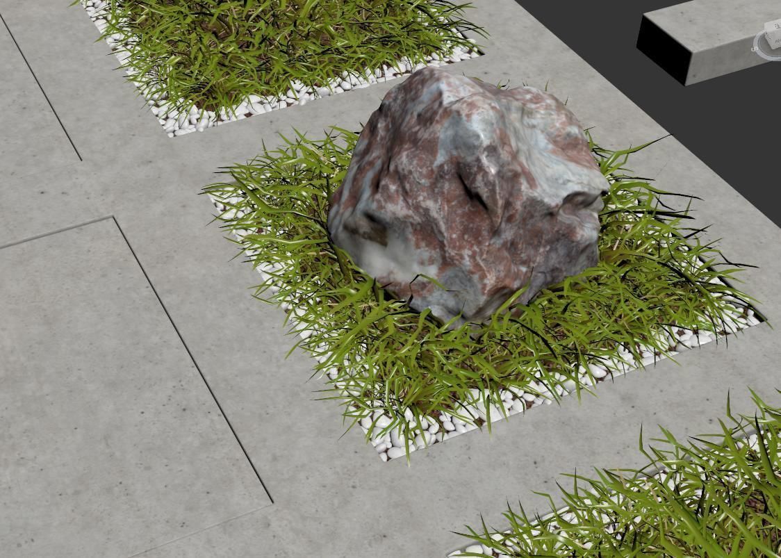 Concrete pathway 3D model | CGTrader