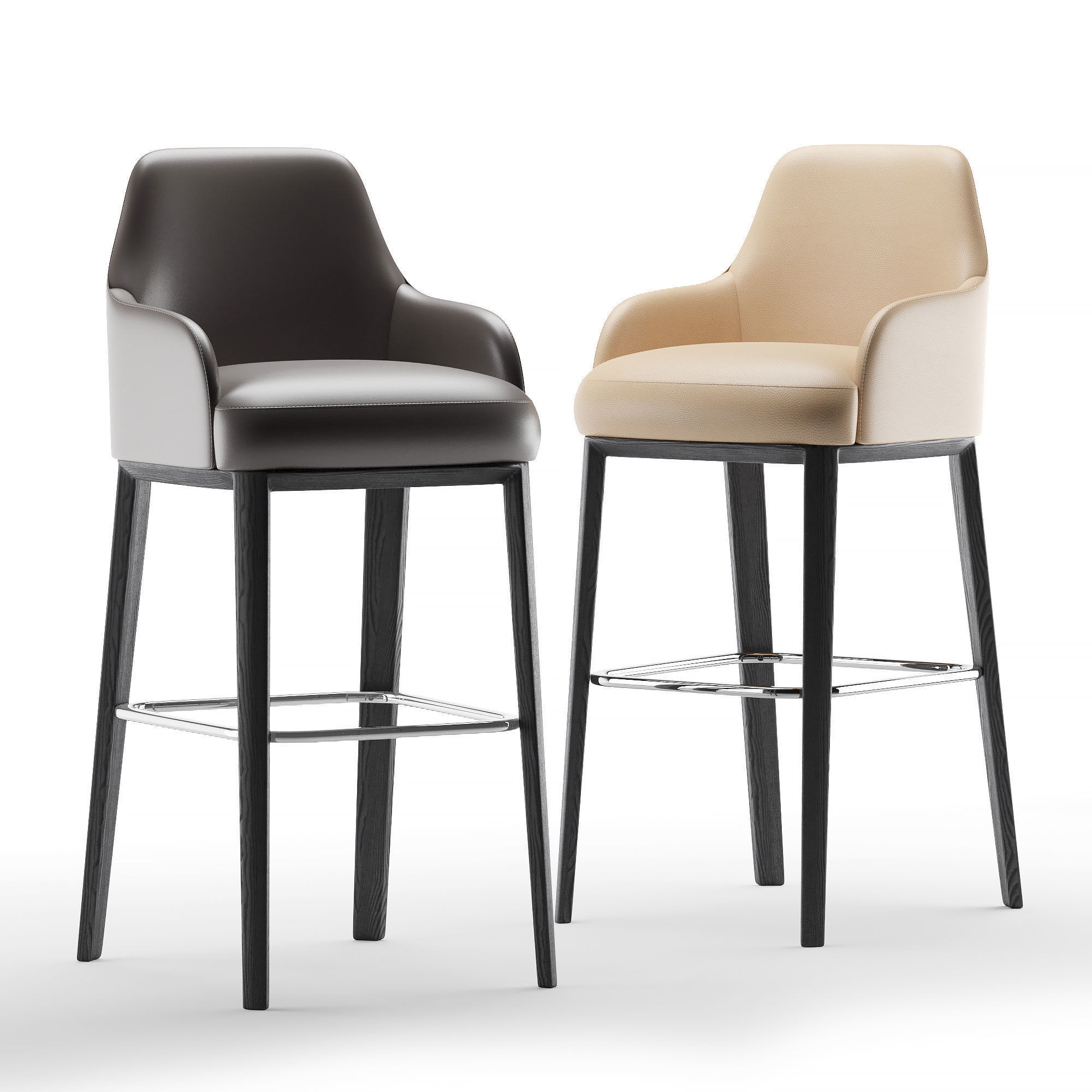 Sophie Lite Poliform Stool 3D model | CGTrader