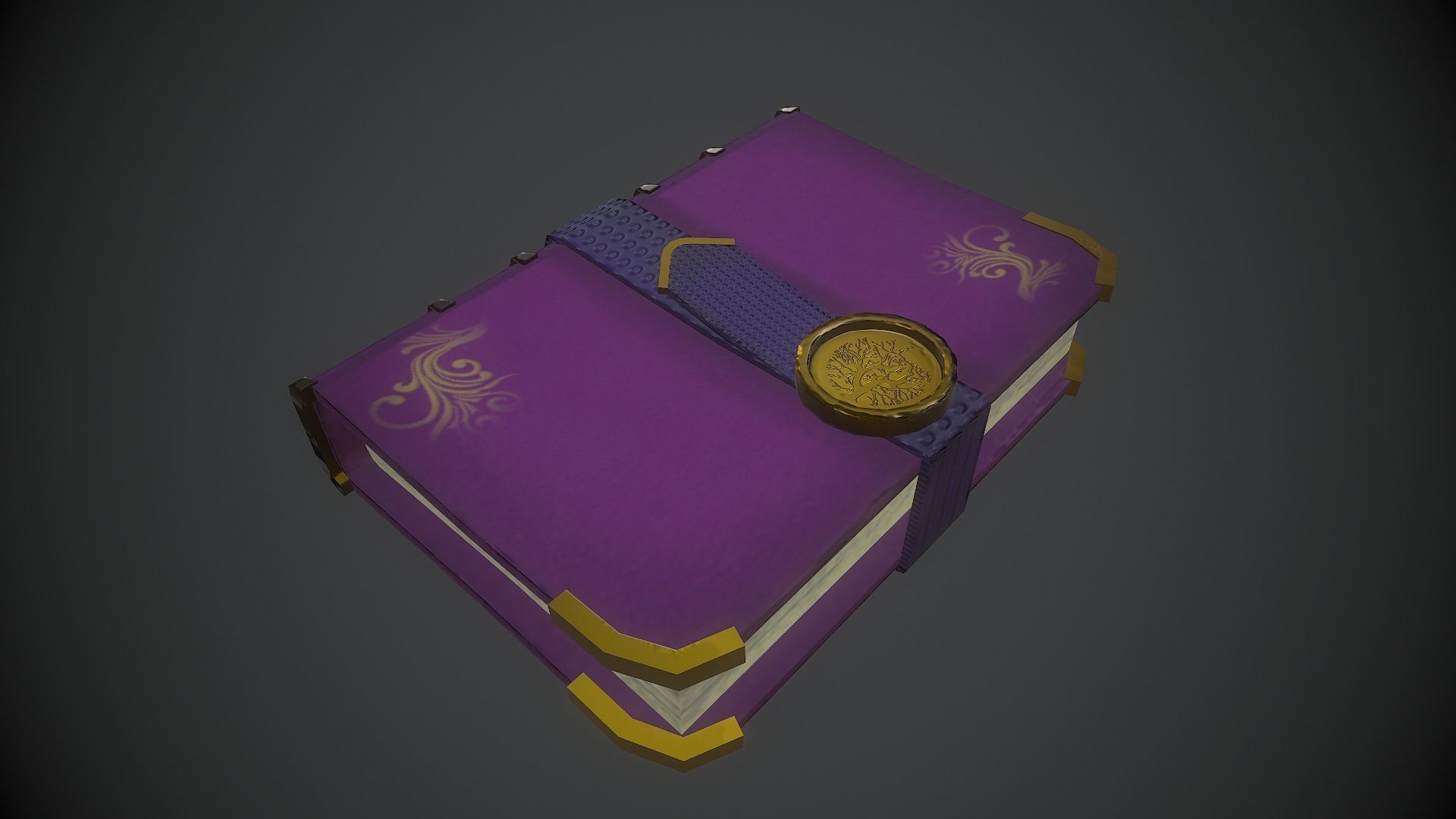 Stylized book 3D model | CGTrader