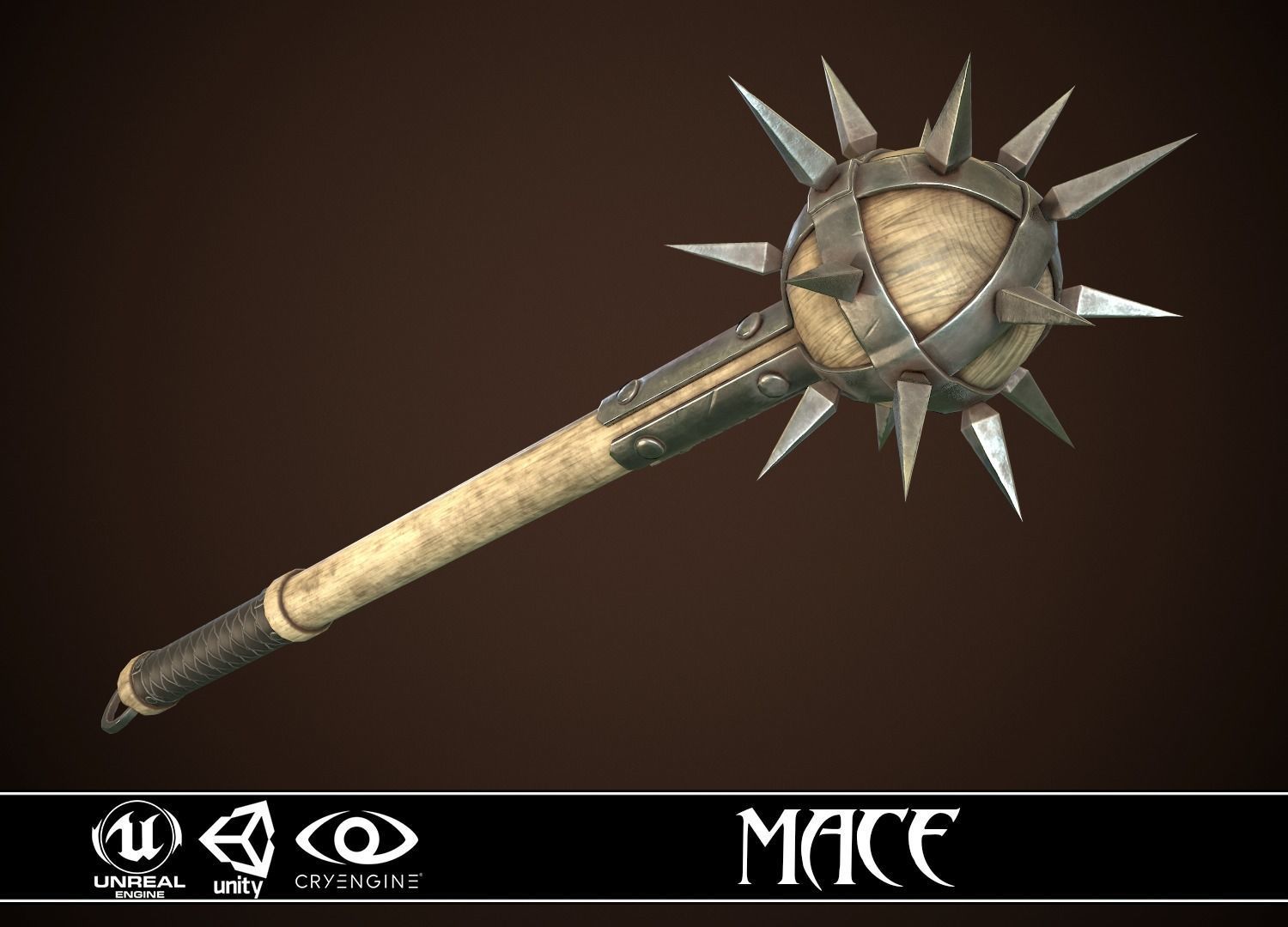 3D model Mace 08 VR / AR / low-poly | CGTrader
