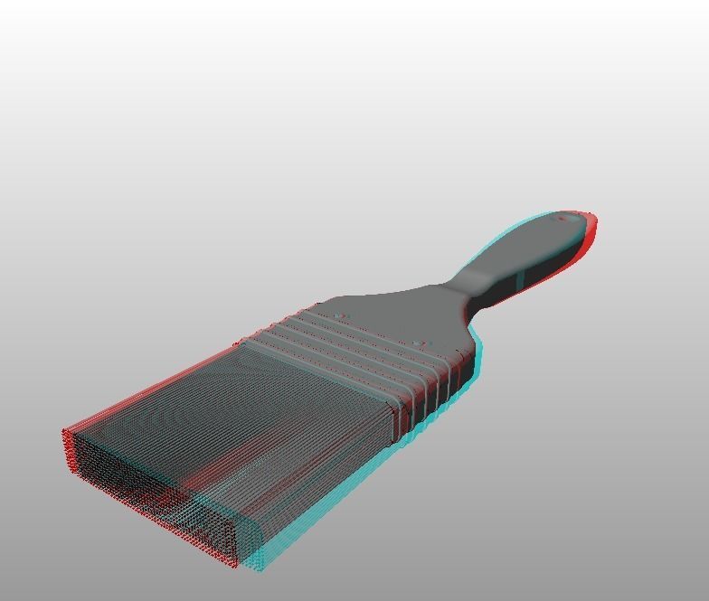 Paint Brush 3D model 3D printable | CGTrader