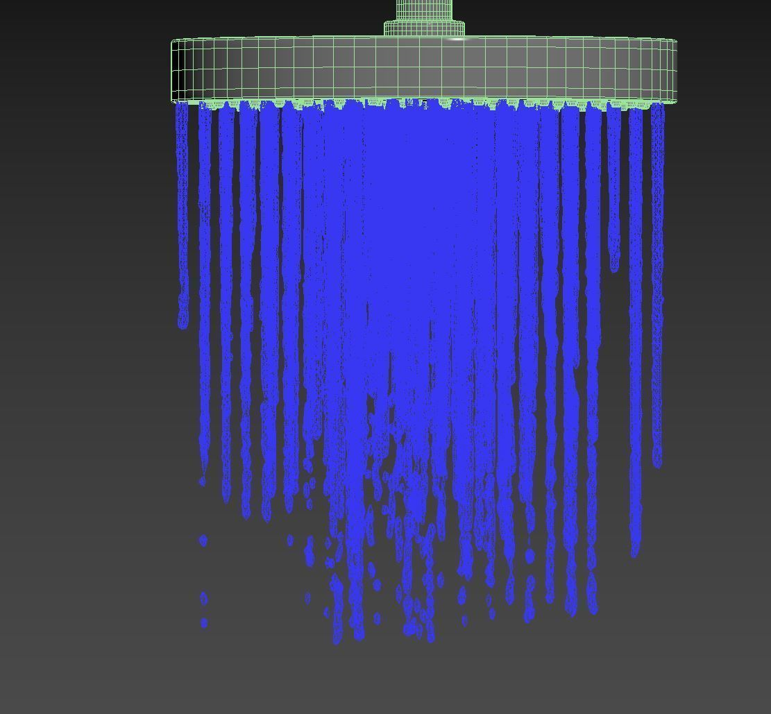 Realistic Shower Water Animated 3D model animated | CGTrader