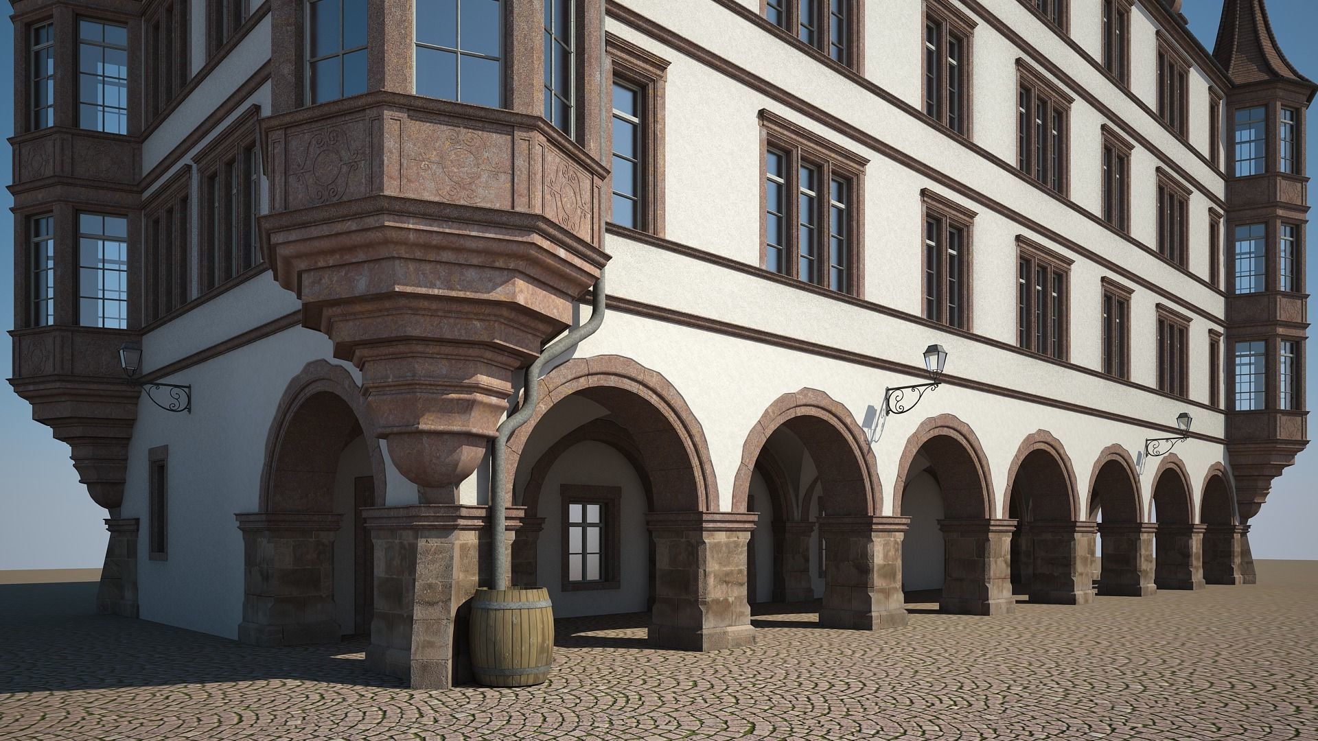 Renaissance House I 3D model | CGTrader