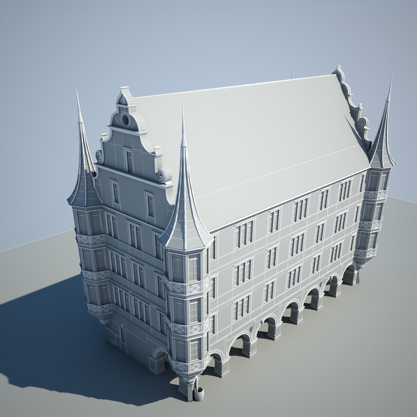 Renaissance House I 3D model | CGTrader
