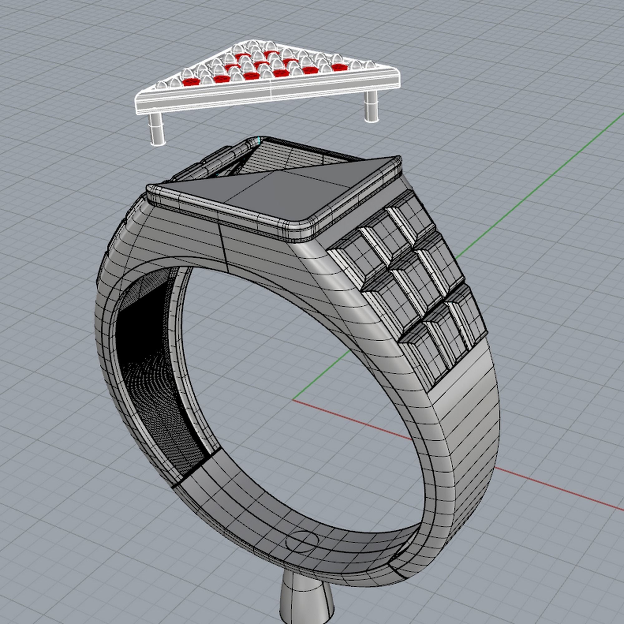 signet ring 3d printed 3D model 3D printable | CGTrader