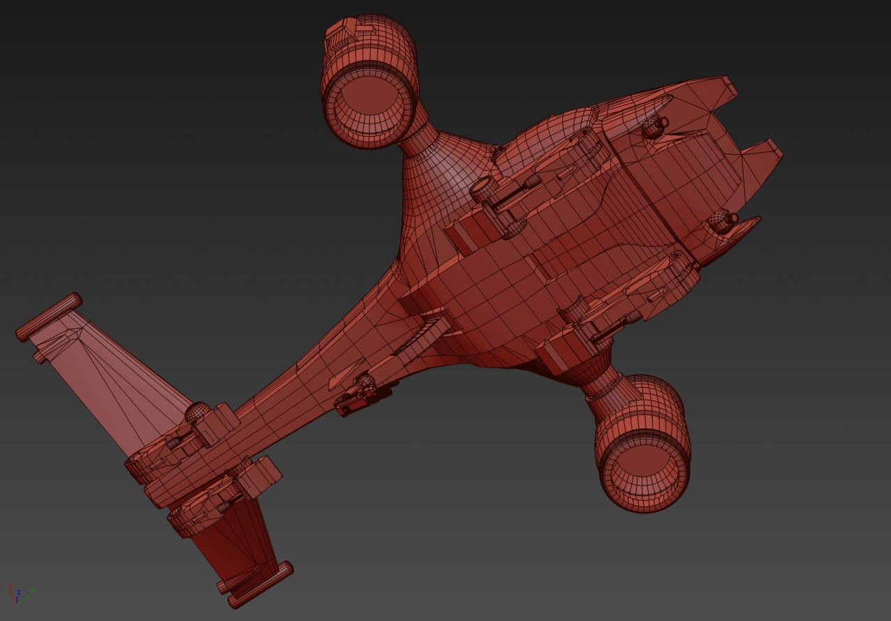 Terminator HK Aerial 3D model | CGTrader