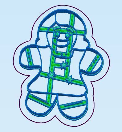 Sugar Gingys girlfriend Shrek Cookie Cutter 3D model 3D printable ...