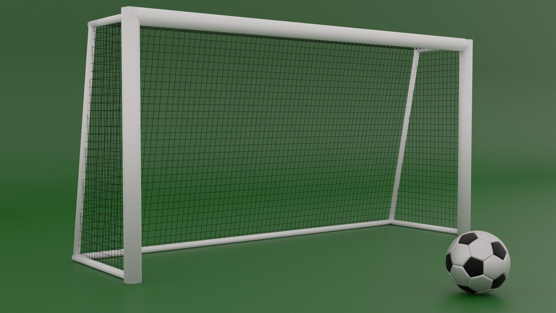 Football-Soccer Goal 3D model | CGTrader