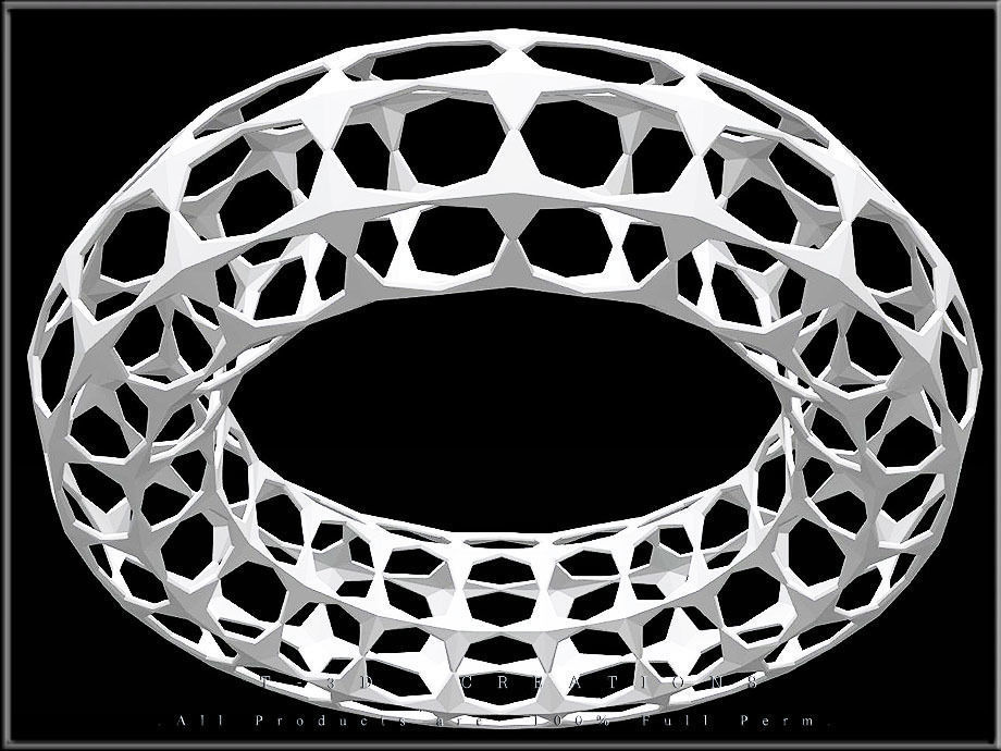 3D model Wire Torus 02 VR / AR / low-poly | CGTrader