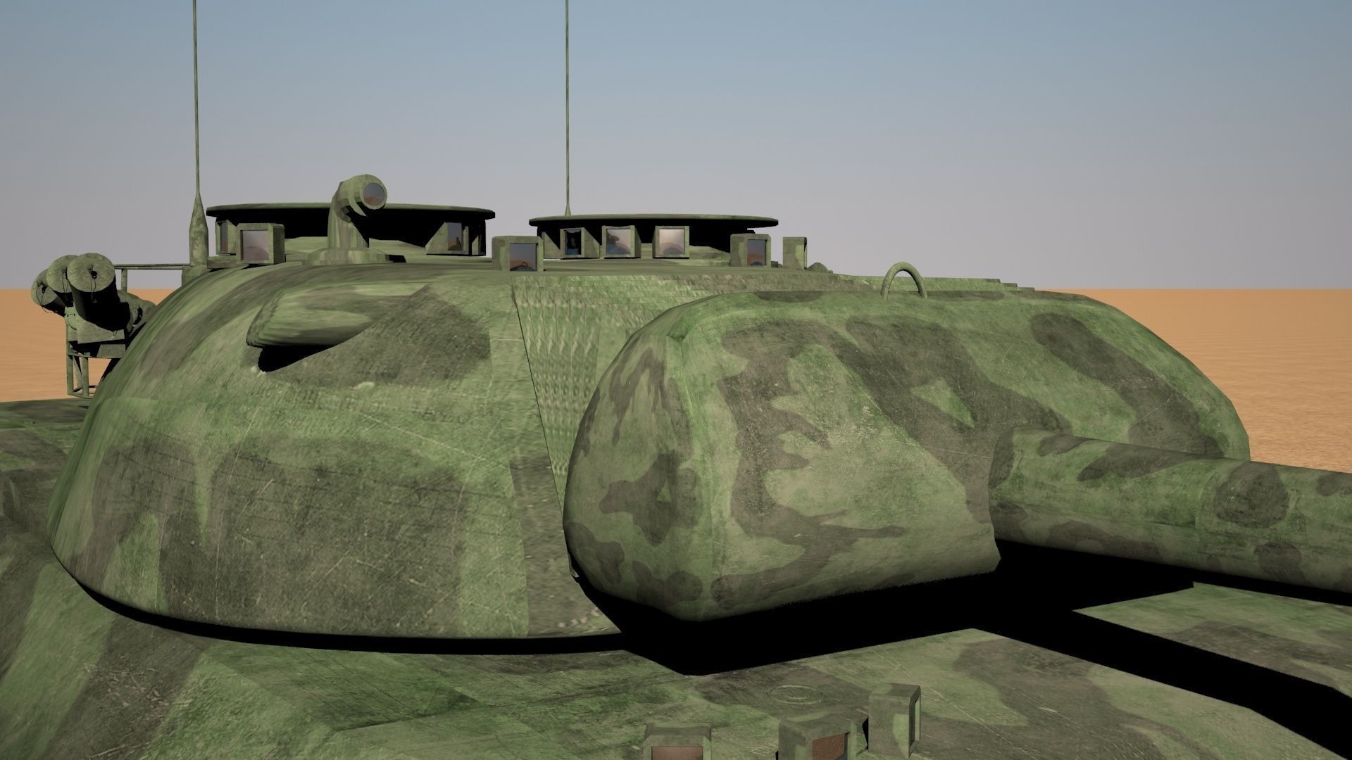 Leopard 1 army tank 3D model | CGTrader