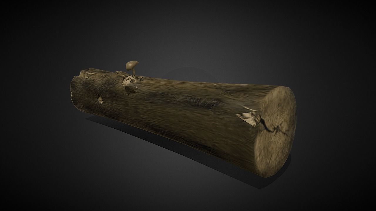 3D model Wood Log VR / AR / low-poly | CGTrader