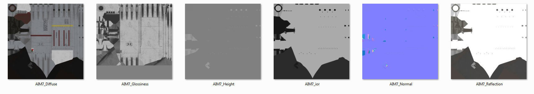 3D model AIM 7 missile VR / AR / low-poly | CGTrader