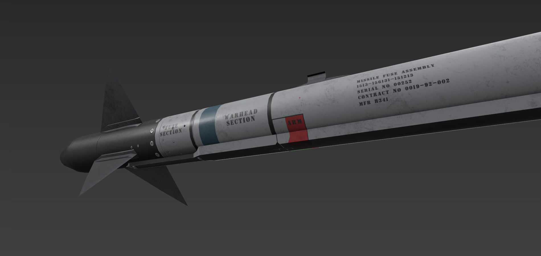 3D model AIM 9x VR / AR / low-poly | CGTrader