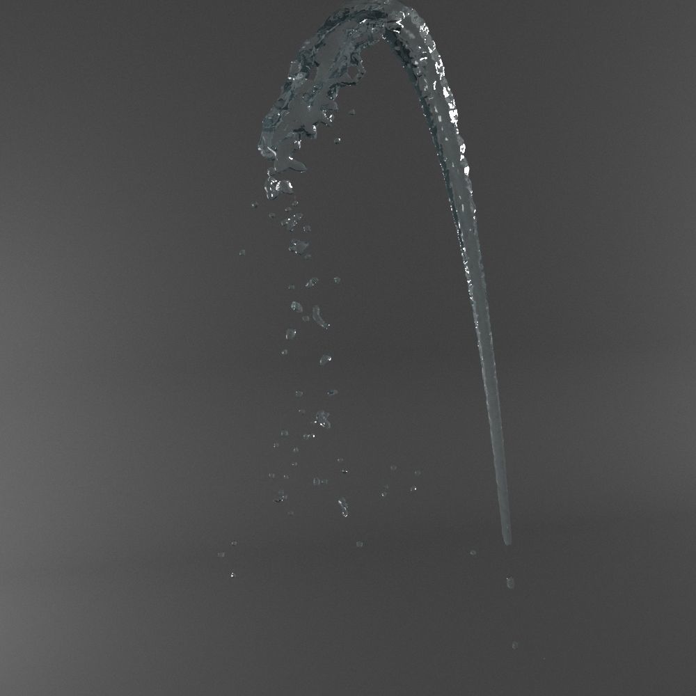 Realistic Water Jet Exterior Fountains 3 3D model animated | CGTrader