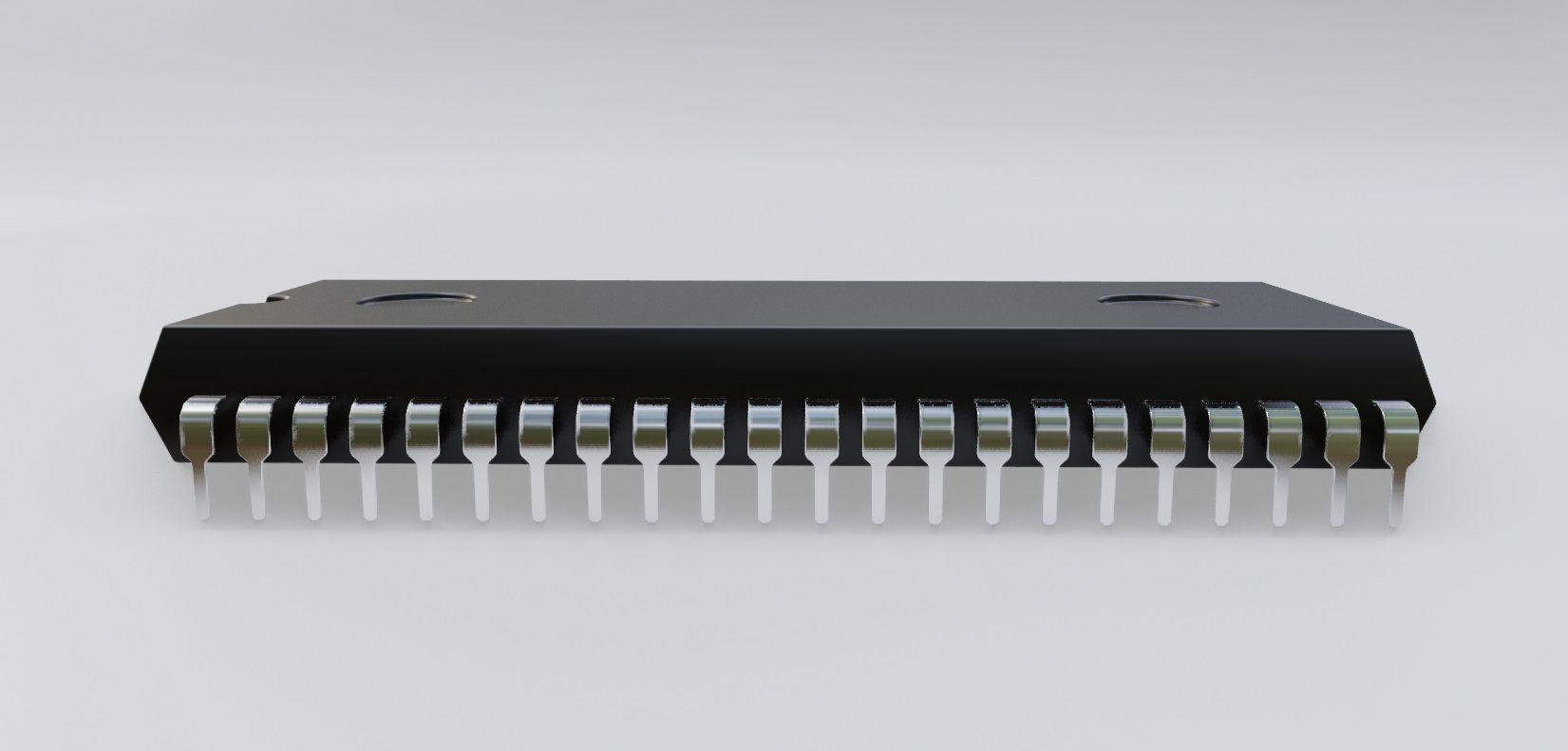 3D model computer electrical chip VR / AR / low-poly | CGTrader