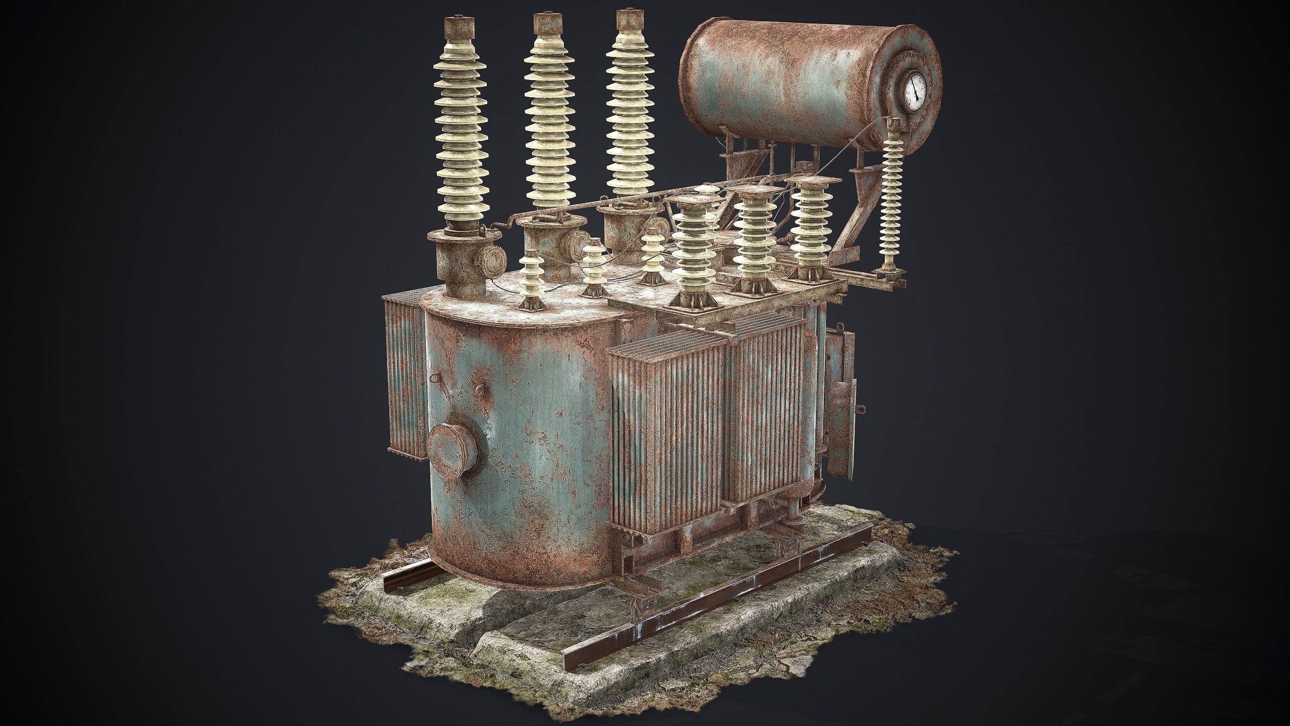 3D model Old Rusty Transformer VR / AR / low-poly | CGTrader