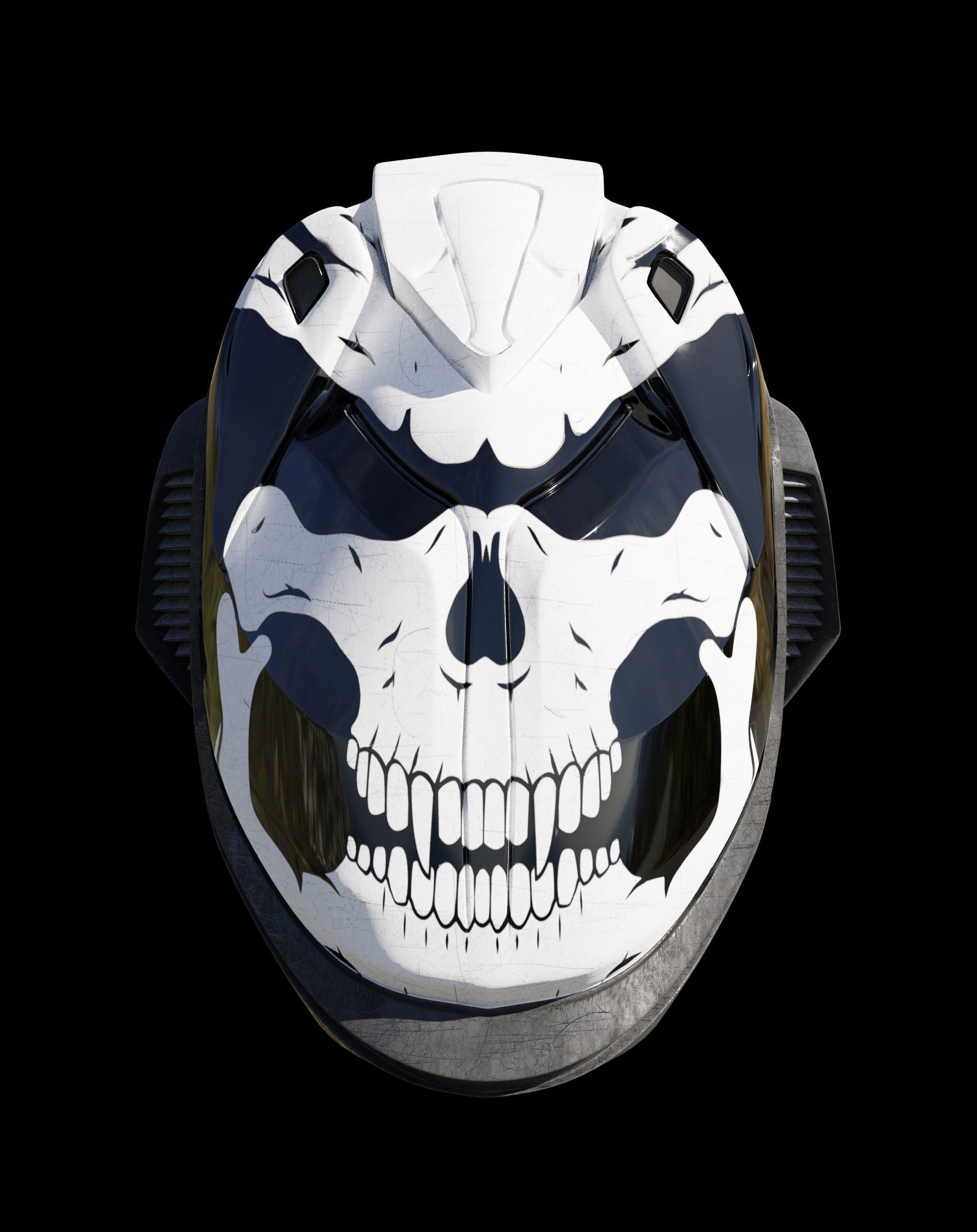 Skull Special Combat Helmet 3D model | CGTrader