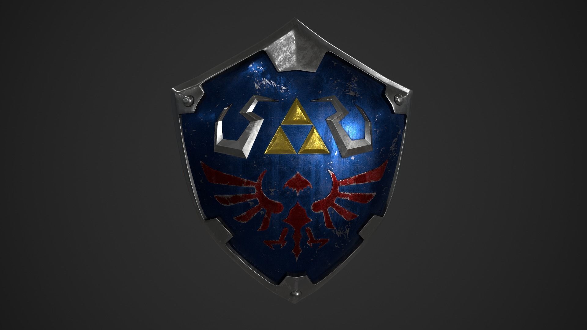 Hylian Shield 3D model | CGTrader
