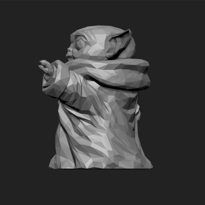 Low Poly Baby Force 3D model 3D printable | CGTrader