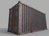 3D model Rusty Shipping Container PBR Low-Poly Game Ready 3D Model VR ...