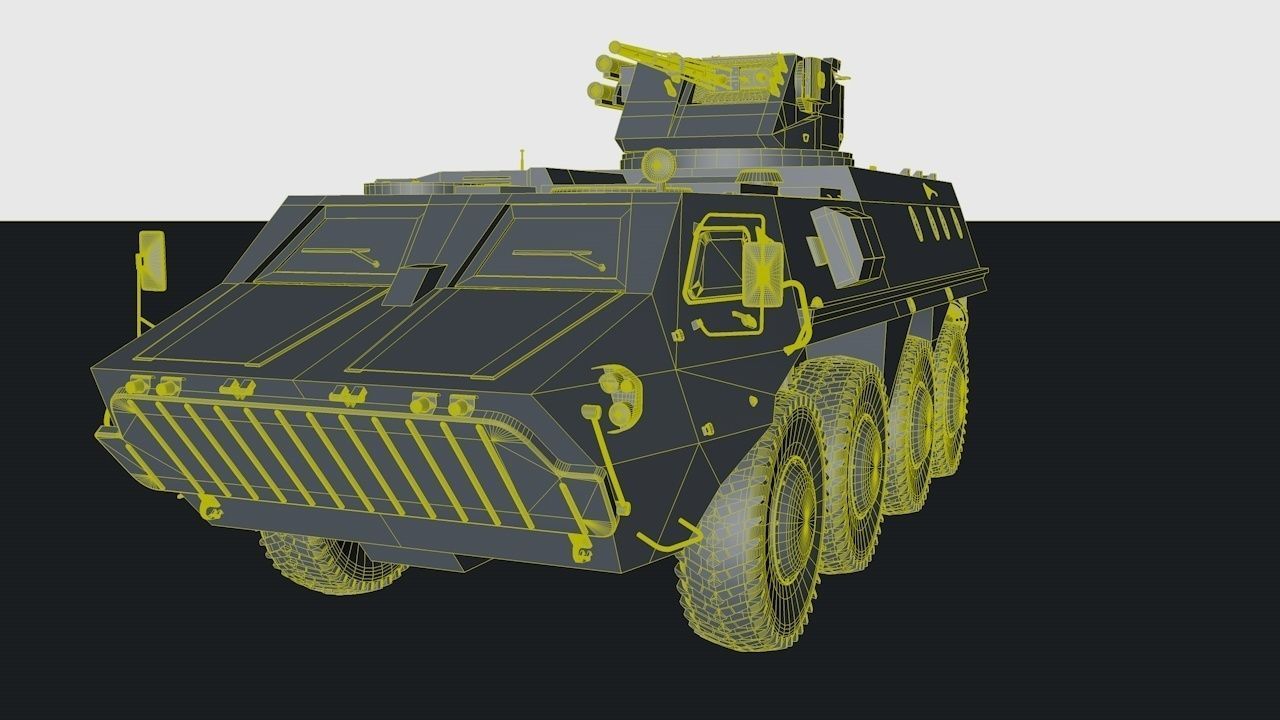 BTR - 4 Parus module 3D model | CGTrader