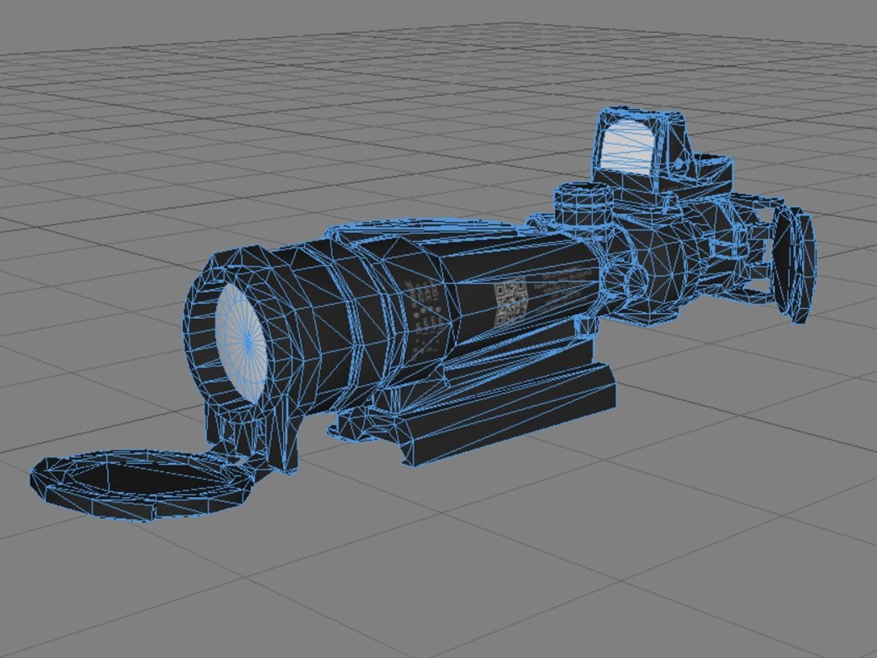 USMC Squad Day Optic 3D model | CGTrader