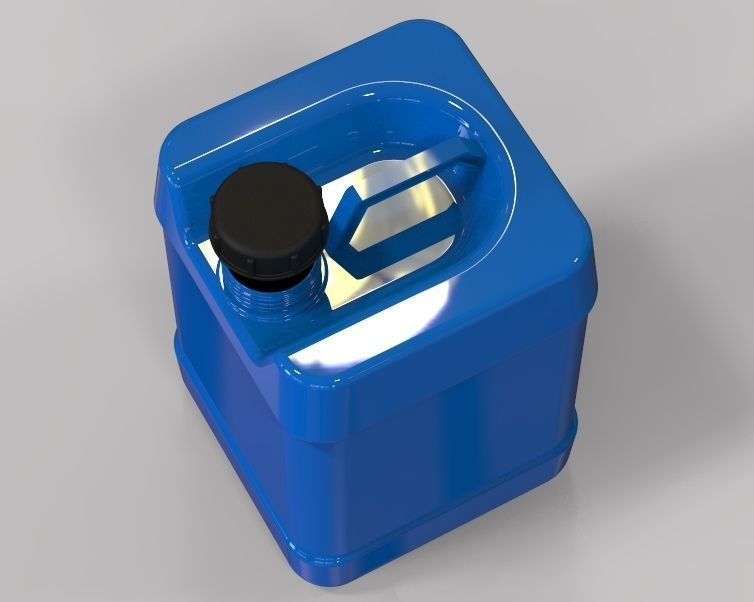 Plastic Gallon 50 Liter 3D model 3D printable | CGTrader