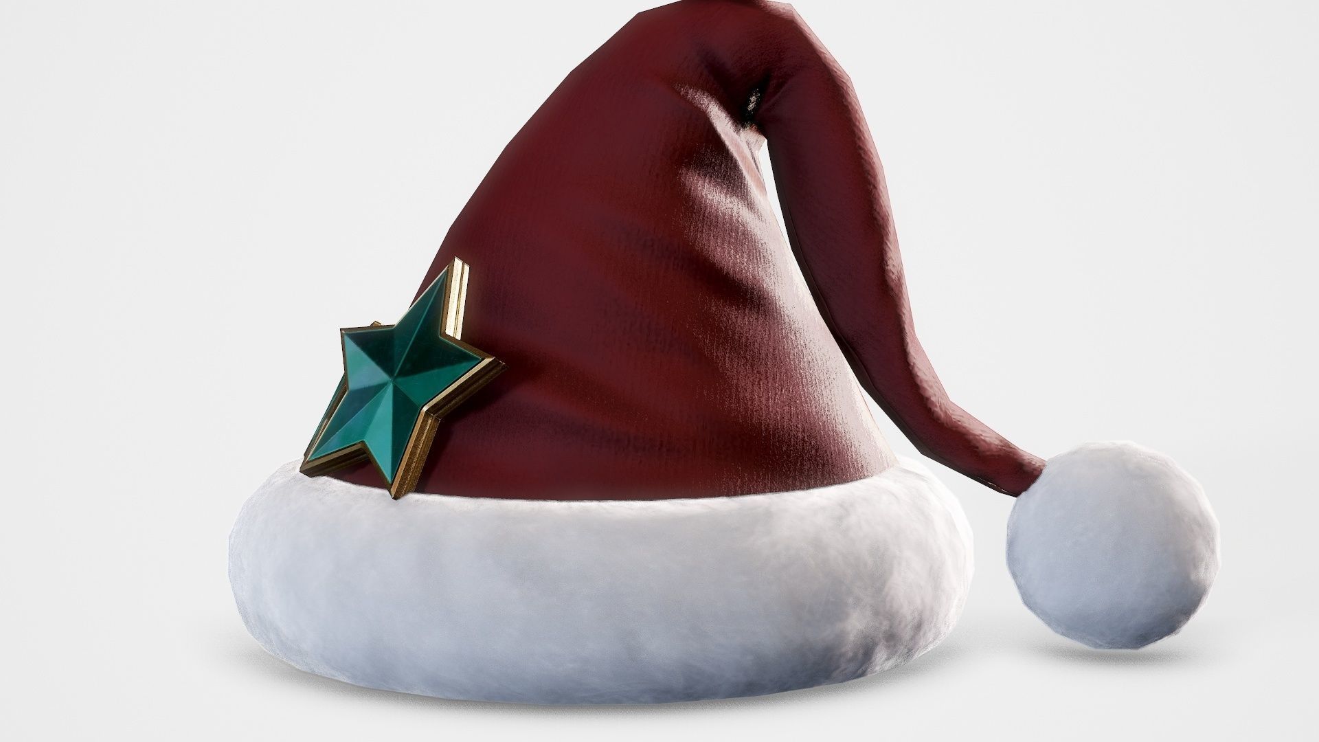Santa Hat - Game Ready free VR / AR / low-poly 3D model | CGTrader