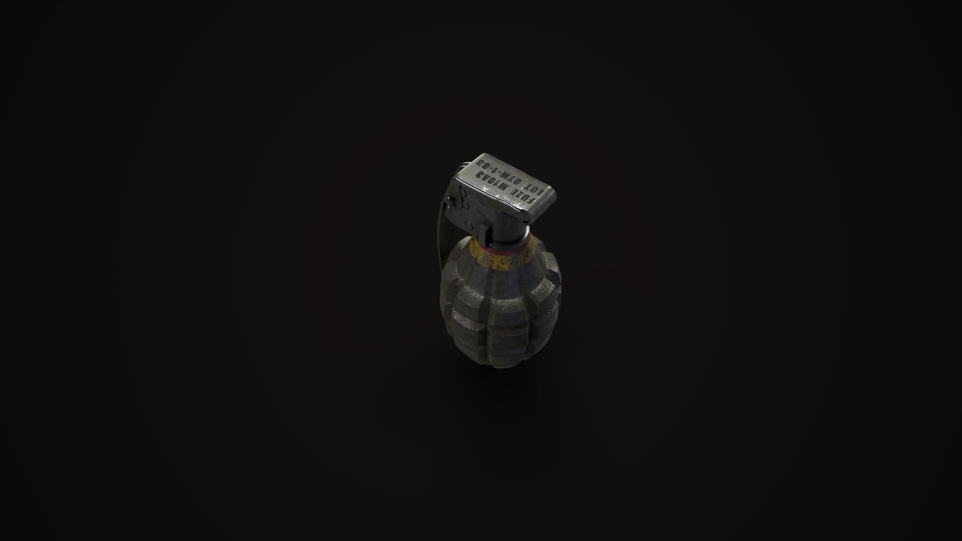 3D model FUZE-M10A3 grenade VR / AR / low-poly | CGTrader