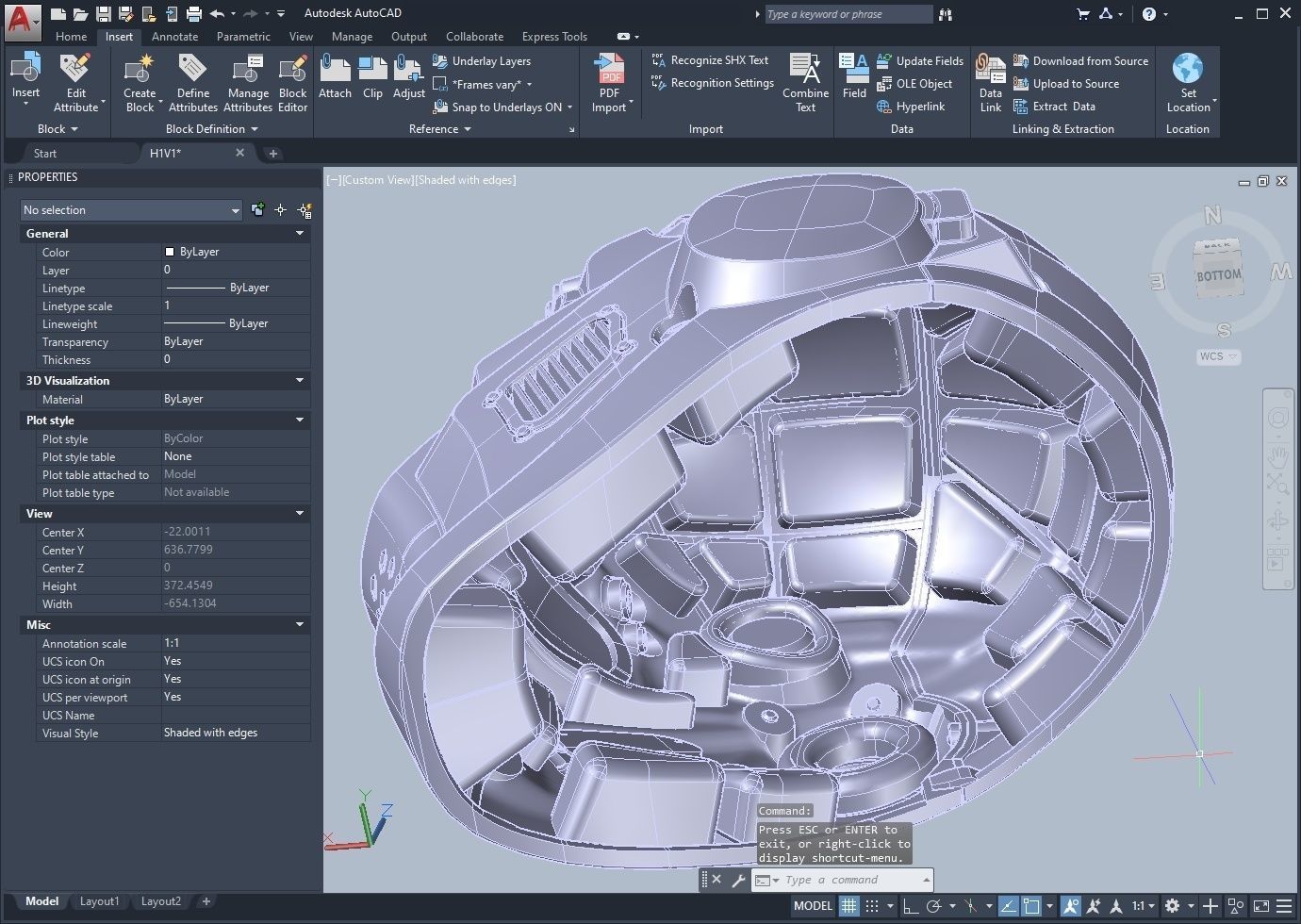 CAD-friendly Helmet model H1V1 3D model 3D printable | CGTrader