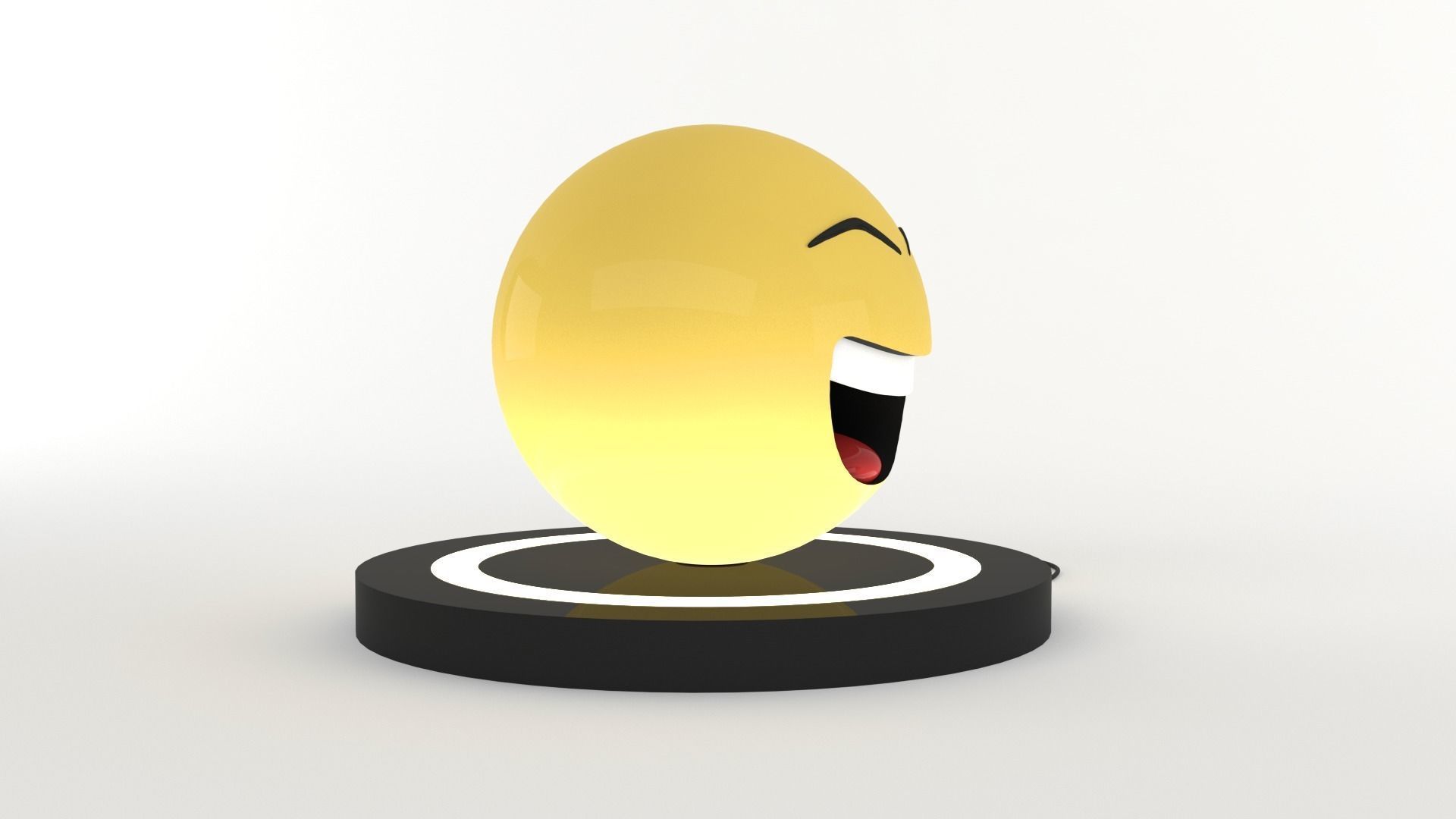 Emoji Lamp - Funny face 3D model | CGTrader