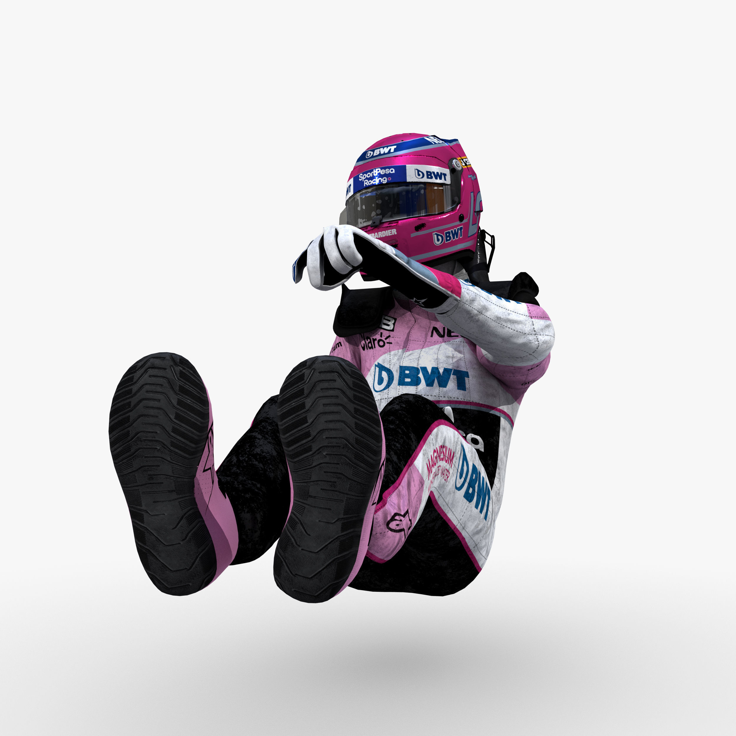 3D model Lance Stroll 2019 VR / AR / low-poly rigged | CGTrader