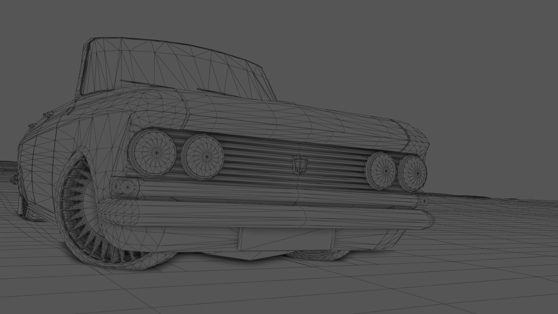 Soviet russian lowrider 3D model | CGTrader