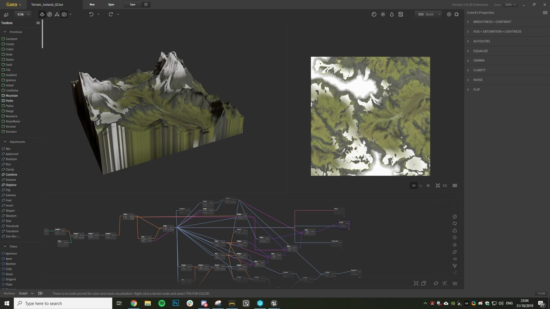Gaea - Summer Alps Mountains 3D model | CGTrader