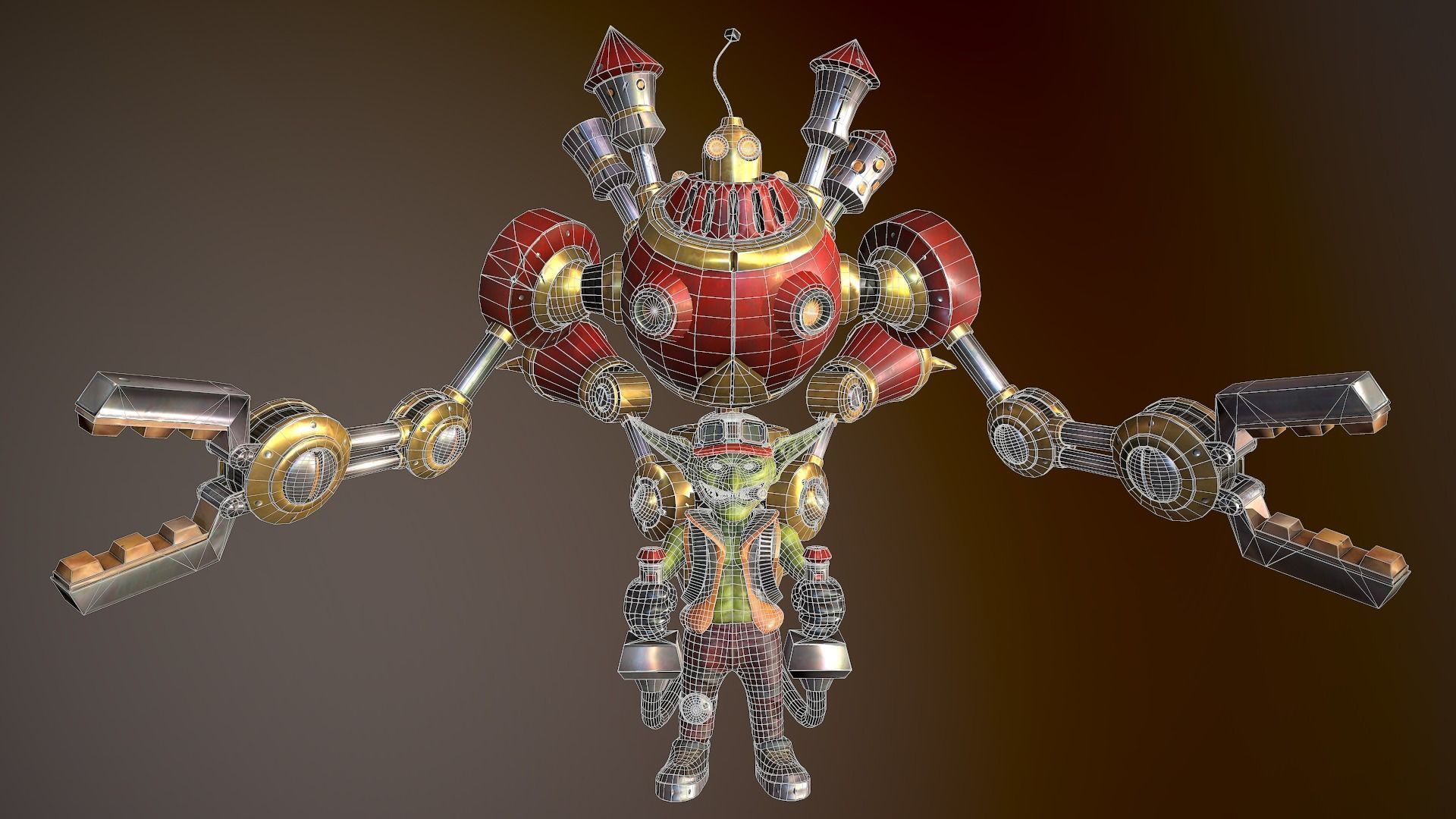 3D model Gazlowe Heroes of the storm Replica VR / AR / low-poly | CGTrader