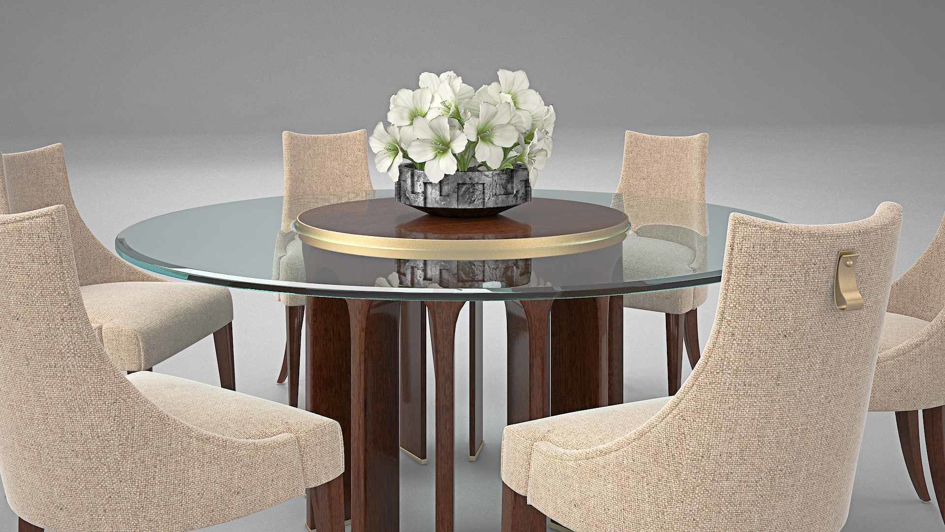 Tenarchstudio Dining Table render ready vray 3D model | CGTrader