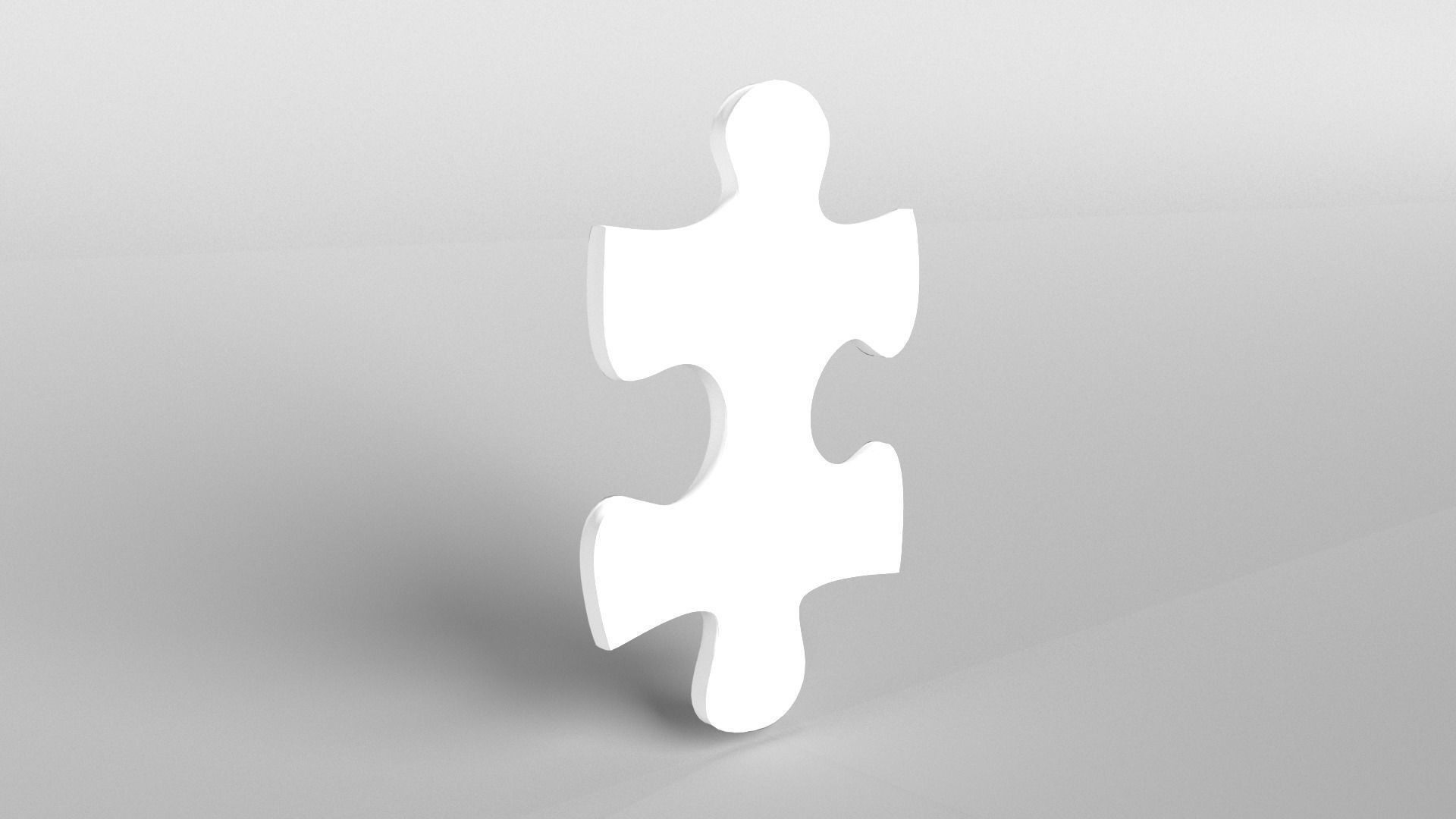 3D model Jigsaw Symbol v1 002 VR / AR / low-poly | CGTrader