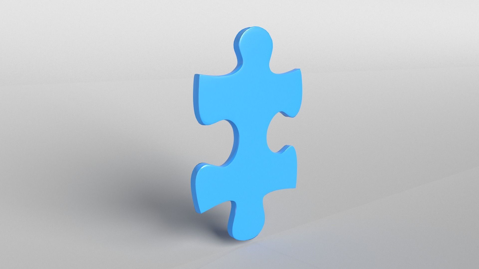 3D model Jigsaw Symbol v1 006 VR / AR / low-poly | CGTrader