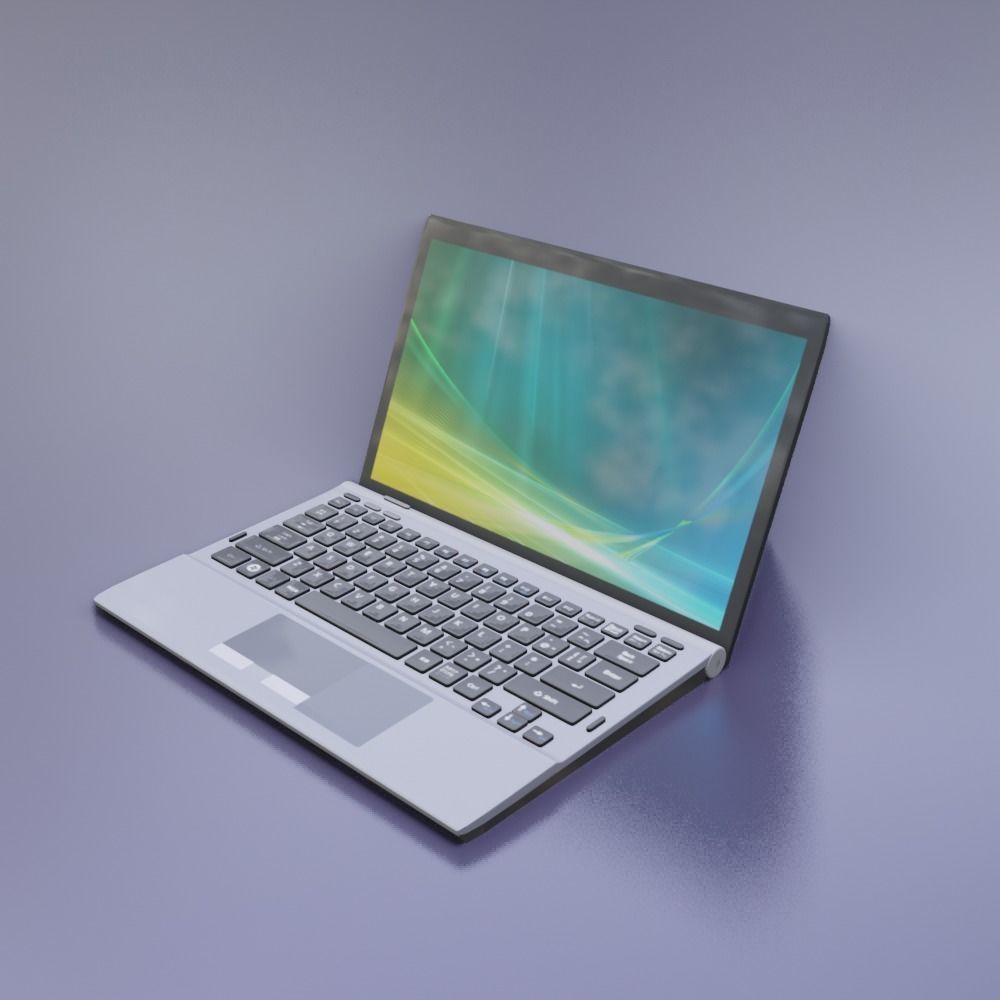 Laptop model in Blender 3D 3D model | CGTrader