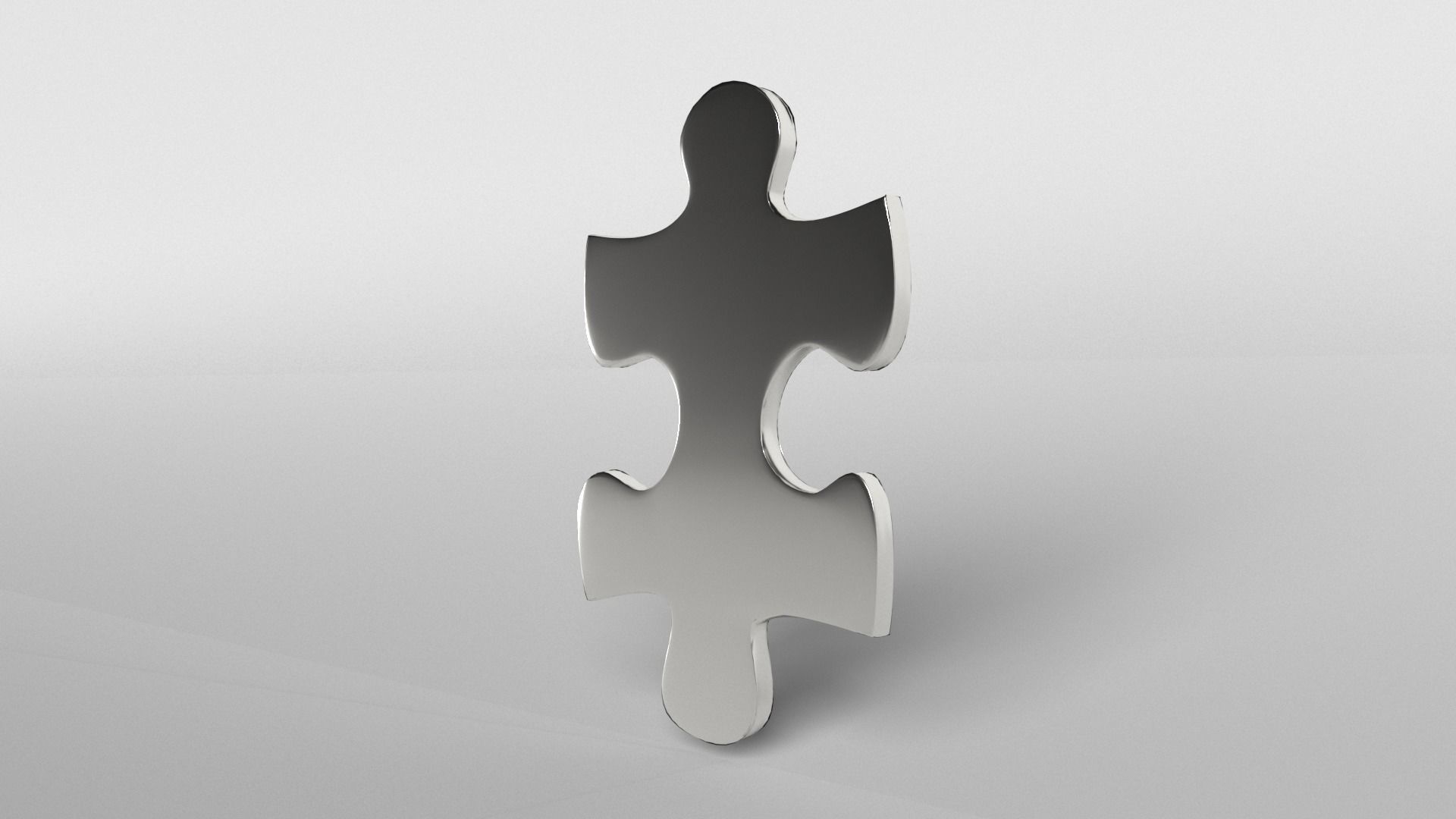 3D model Jigsaw Symbol v1 010 VR / AR / low-poly | CGTrader