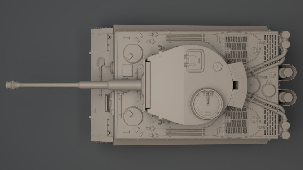 Tiger I - Panzerkampfwagen VI - WW2 German Tank 3D model | CGTrader