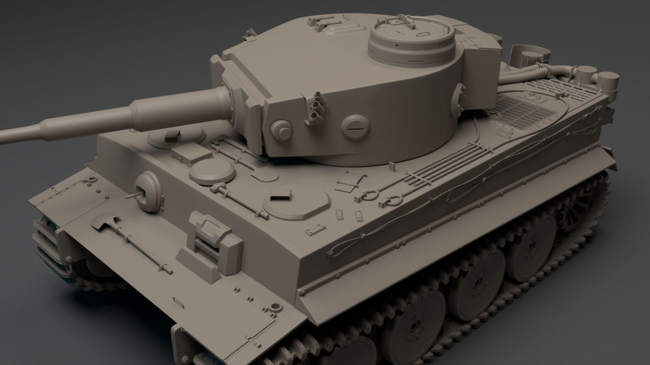 Tiger I - Panzerkampfwagen VI - WW2 German Tank 3D model | CGTrader