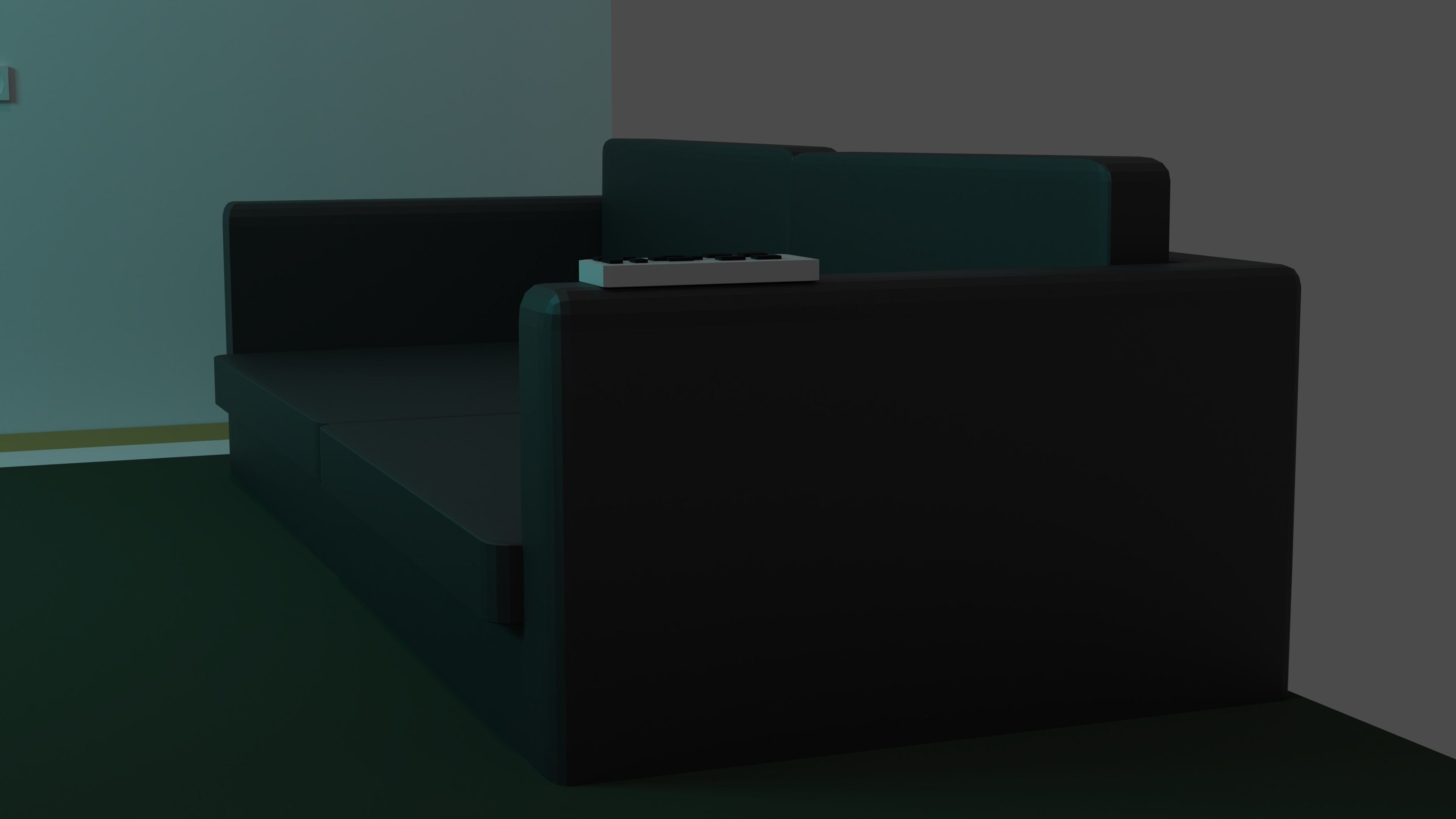 3D model Low poly room VR / AR / low-poly | CGTrader