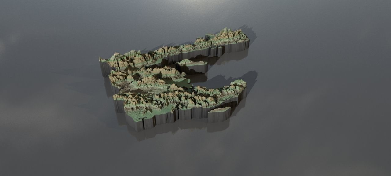 High resolution heightmaps and geometry for Haiti Texture | CGTrader