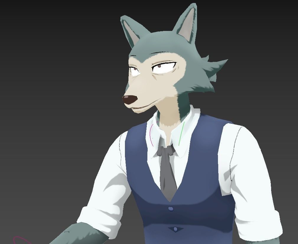 Legosi Beastars Anime 3D model rigged | CGTrader