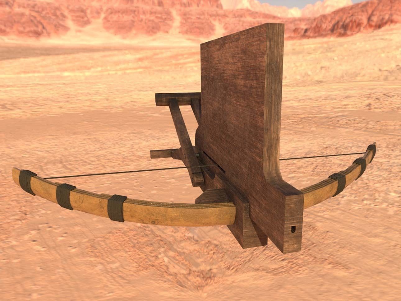 Chu Ko Nu - Chinese Repeating Crossbow 3D model | CGTrader