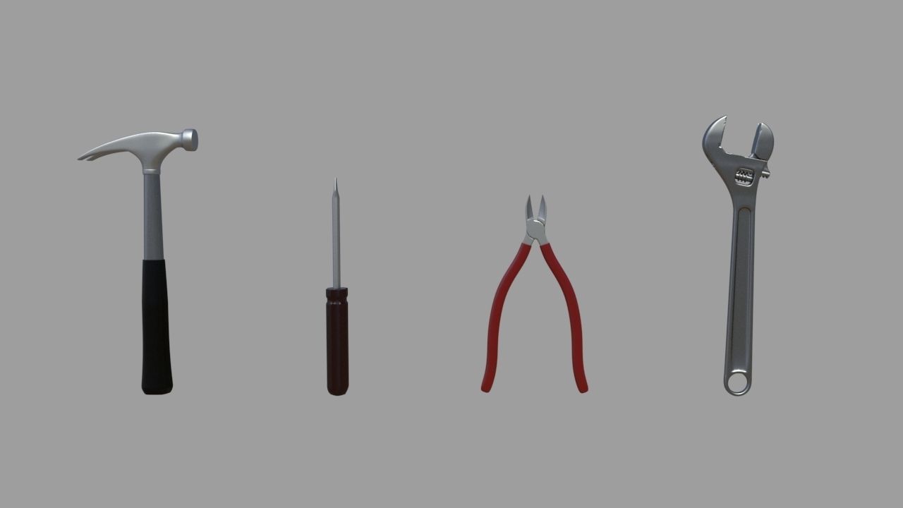 Tools different 3D model | CGTrader