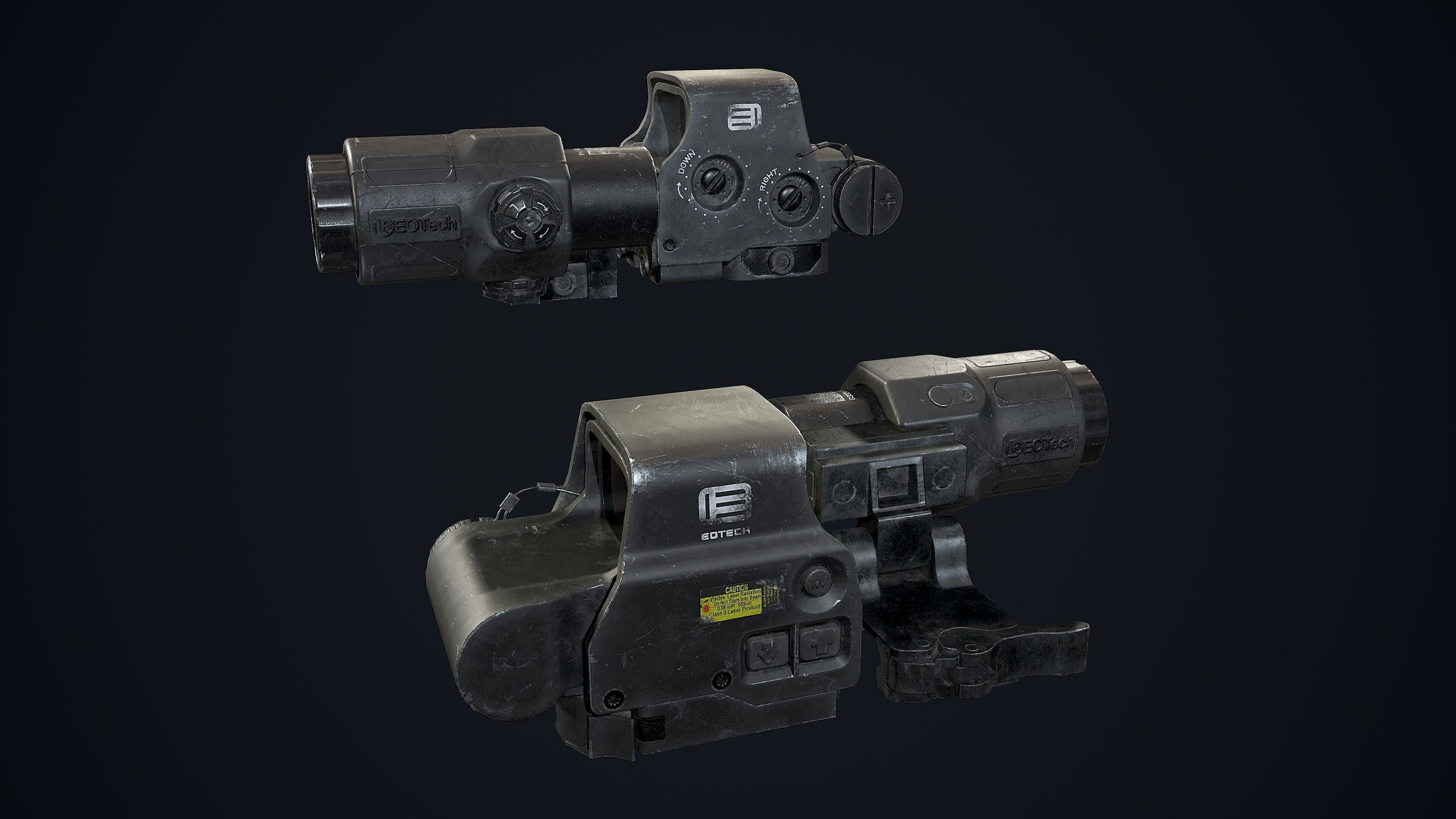 3D model FN SCAR-L-H - EGLM VR / AR / low-poly | CGTrader