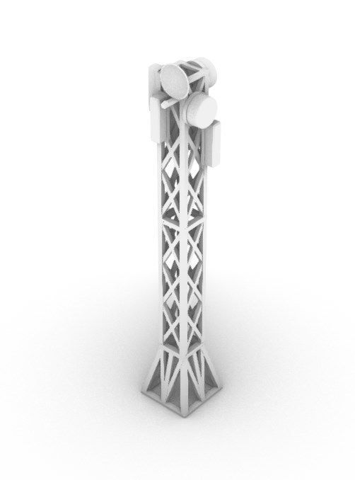 3G Tower 3D model 3D printable | CGTrader